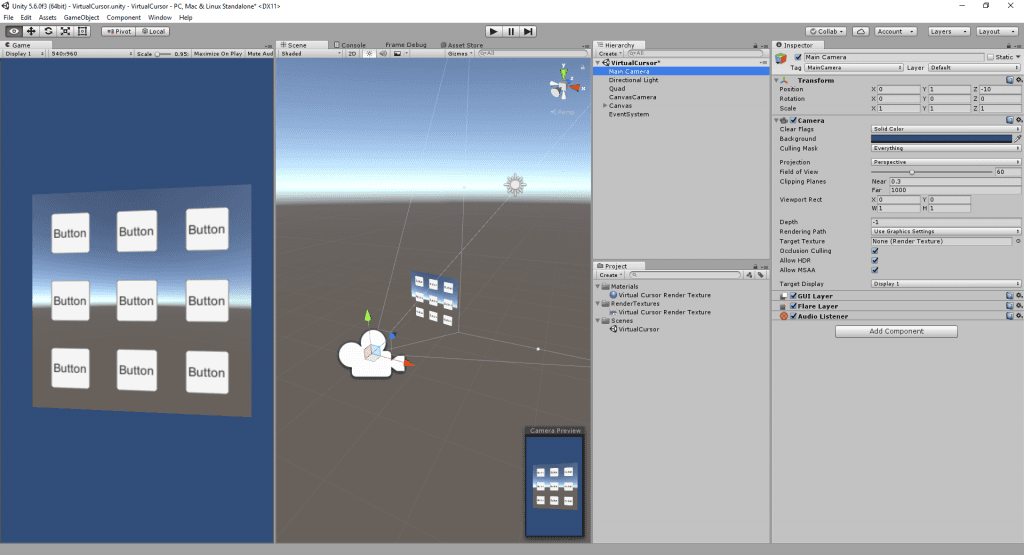 Implementing A Virtual Cursor In Unity 